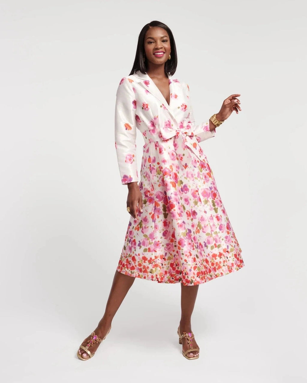 Frances Valentine Lucille Wrap Dress Pocket Full of Posies - Planters ...
