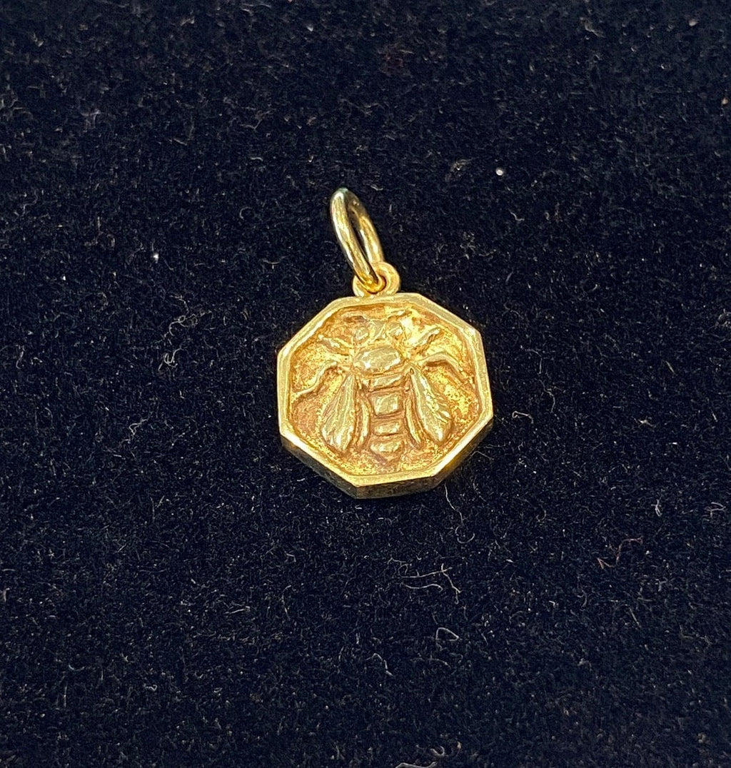 Small Octagon Bee Charm – Planters Exchange